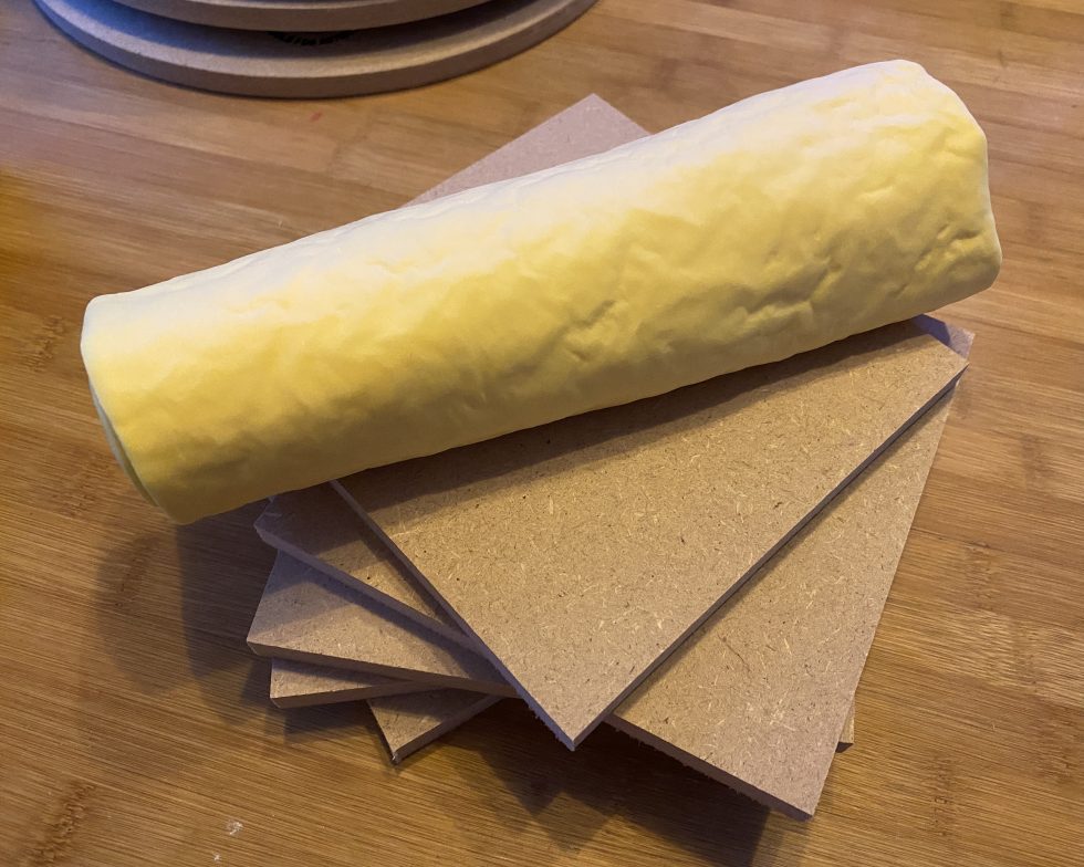 Rondeau 32cm, 5 carrés 15cm, peau synthétique - Galeart